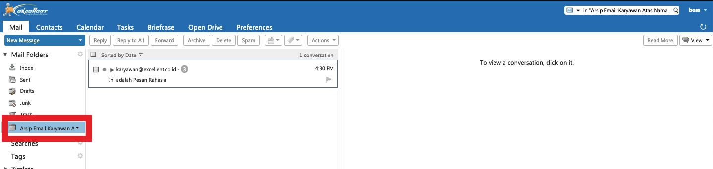Memahami Zimbra Archiving dan Discovery – PT. Excellent Infotama Kreasindo